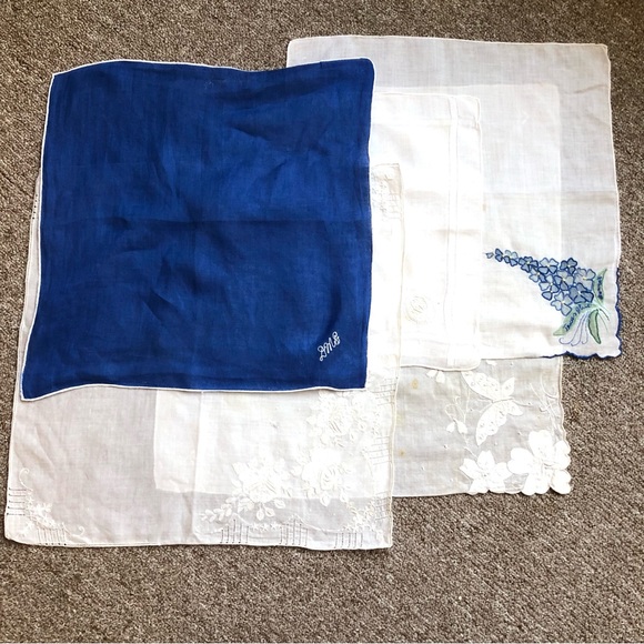 Accessories | 5 Antique Hankies | Poshmark